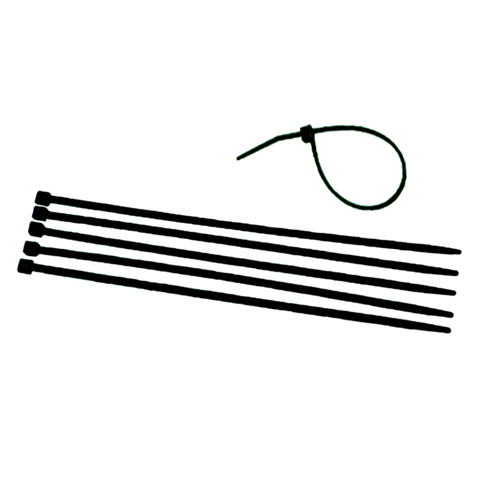 Black 11 Inch Cable Ties (Pack of 100) | Wire Fence