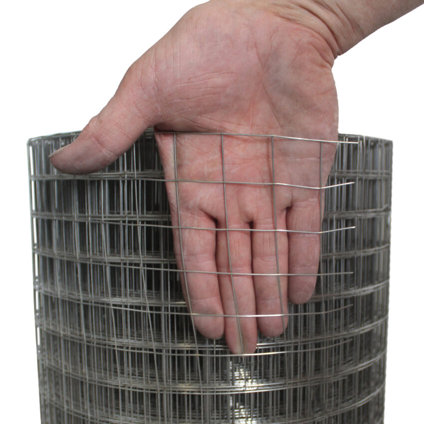 25mm Stainless Steel Mesh Roll (H30cm x L30m) - 19g | Wire Fence