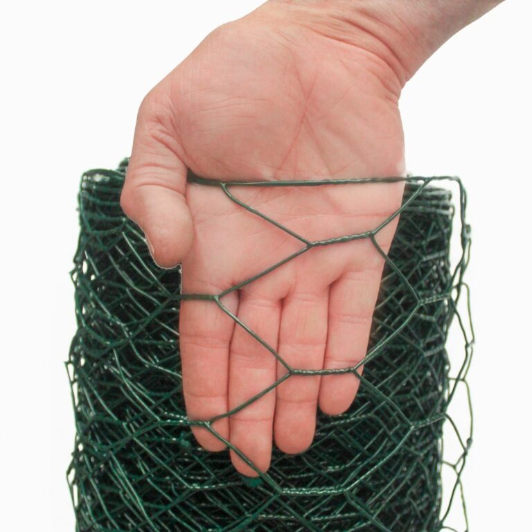 50mm BUDGET Green PVC Wire Netting (H50cm x L50m) - 1.2mm | Wire Fence