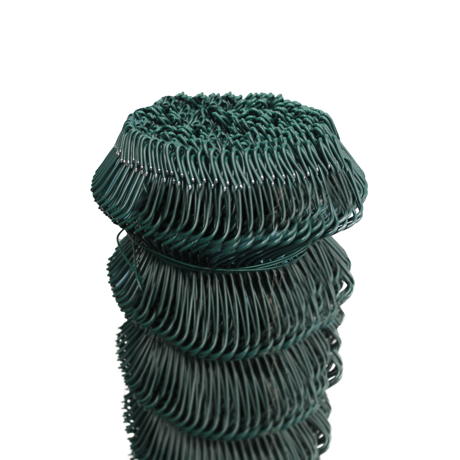 1.2m x 25m PVC Green Chain Link Fence - 12g. | Wire Fence