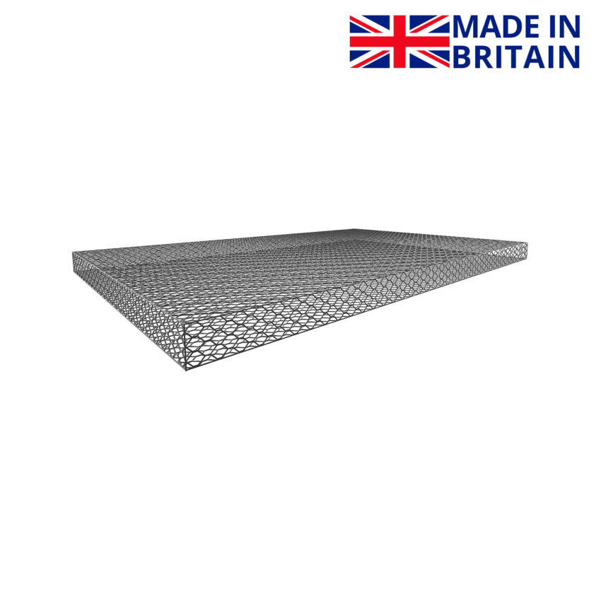 PVC L3m x D2m x H17cm Woven Gabion Mattress (2.4mm dia) | Wire Fence