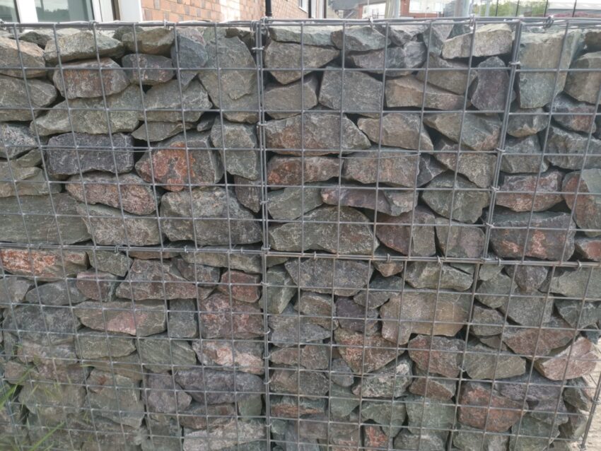 Granite Stone for Gabions | Wire Fence