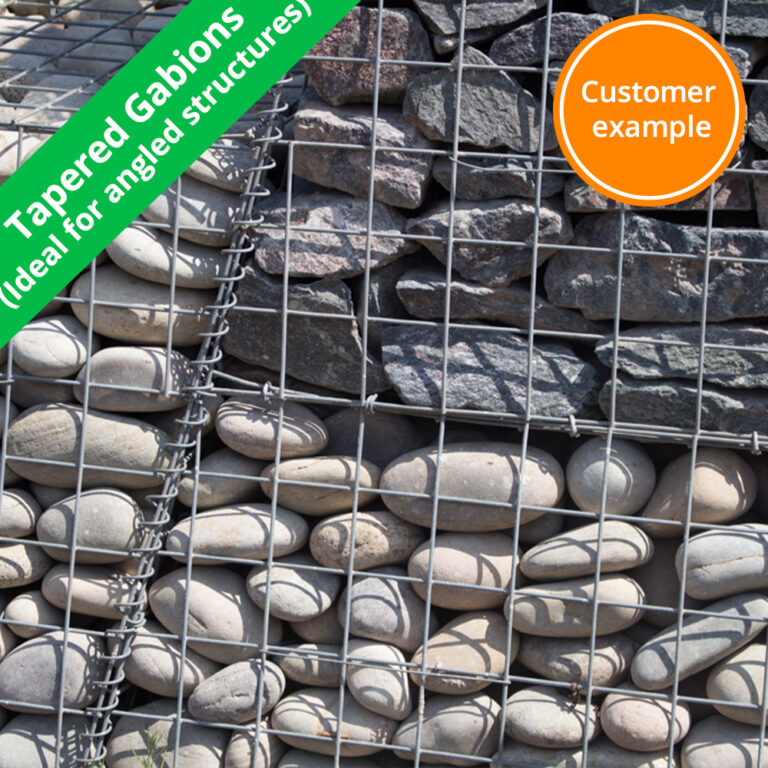 L45cm x H45cm Welded Gabion Panel (3mm dia) | Wire Fence