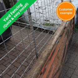 75mm x 75mm Galfan Mesh Panel (H97.5cm x L202.5cm) - 8g/4mm | Wire Fence