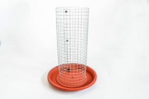 DIY Wire Mesh Bird Feeder for National Bird Feeding Month