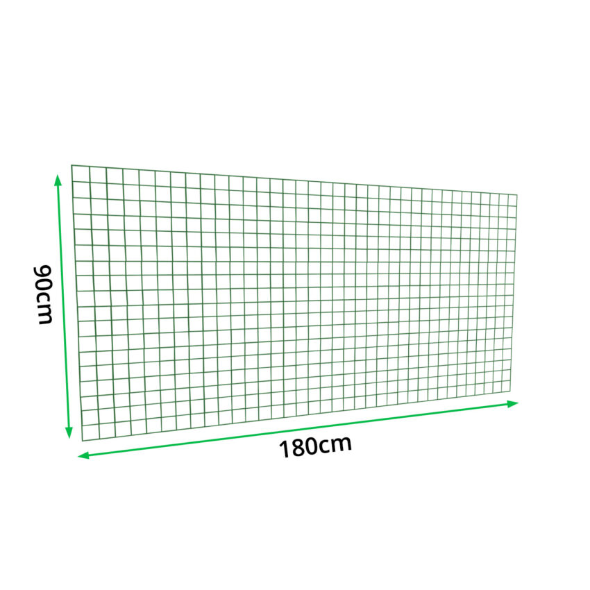 50mm x 50mm STANDARD Green PVC Mesh Panel (H90cm x L1.8m) - 3mm | Wire ...