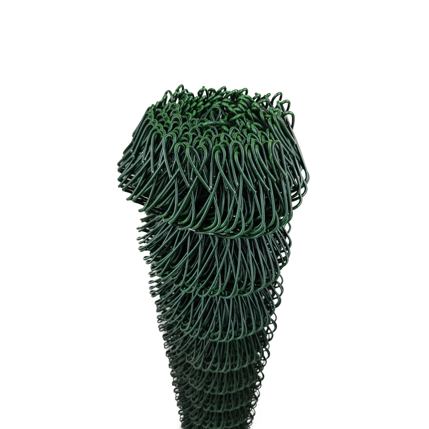 2.4m x 12.5m PVC Green Chain Link Fence - 10g. | Wire Fence