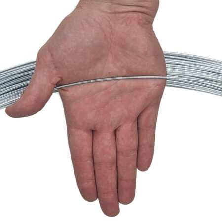 2mm Galvanised Line Tensioning Wire (200m / 5Kg Coil) - 14g. | Wire Fence