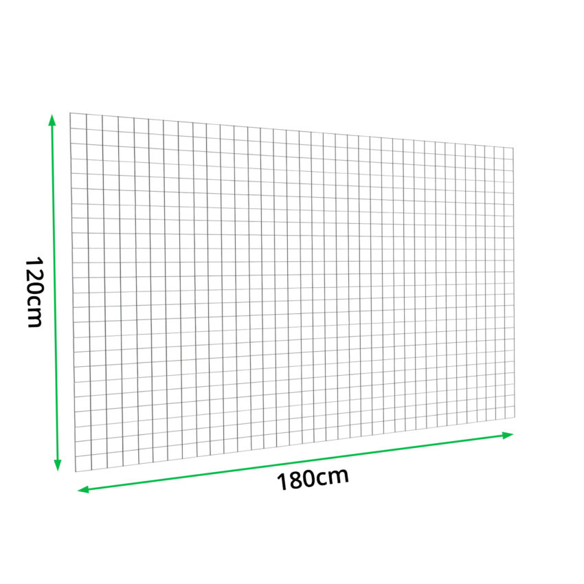 50mm x 50mm Galvanised Mesh Panel (H1.2m x L1.8m) - 12g (Pack of 5 ...