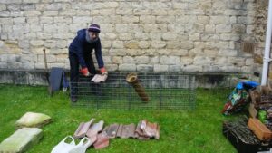 Community Group Creates Bug Hotel from Gabions | Wire Fence