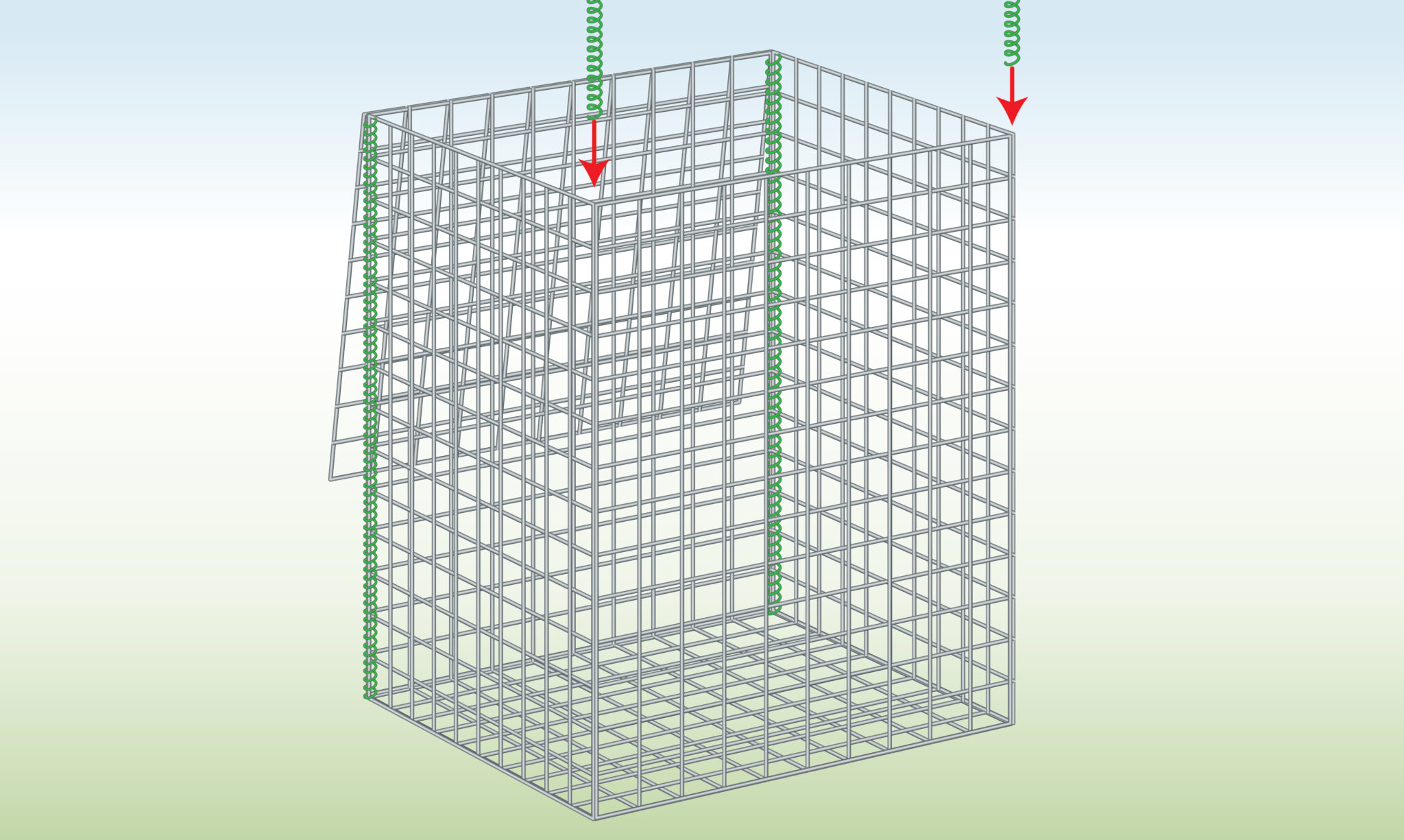 Gabion Bench Seating (QUICK DELIVERY) | Wire Fence