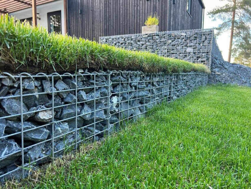 Gabion Ideas (70+ PHOTOS) | Wire Fence