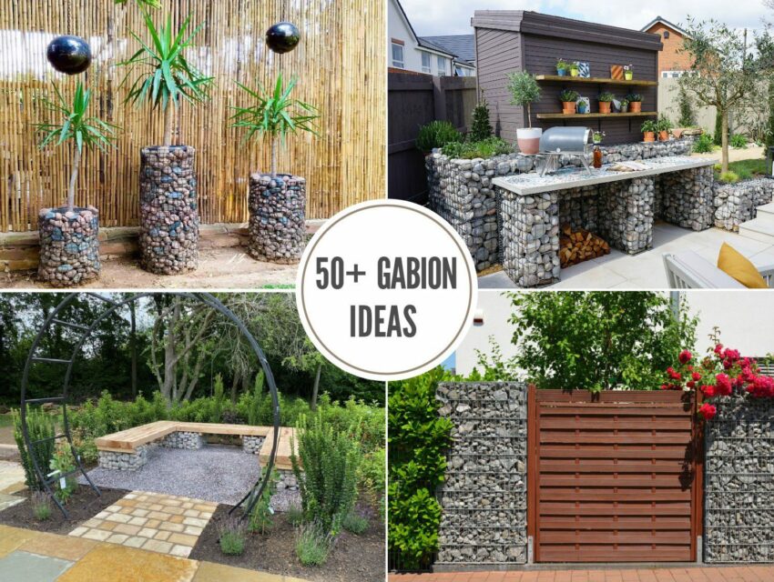 Gabion Ideas (100+ PHOTOS) | Wire Fence