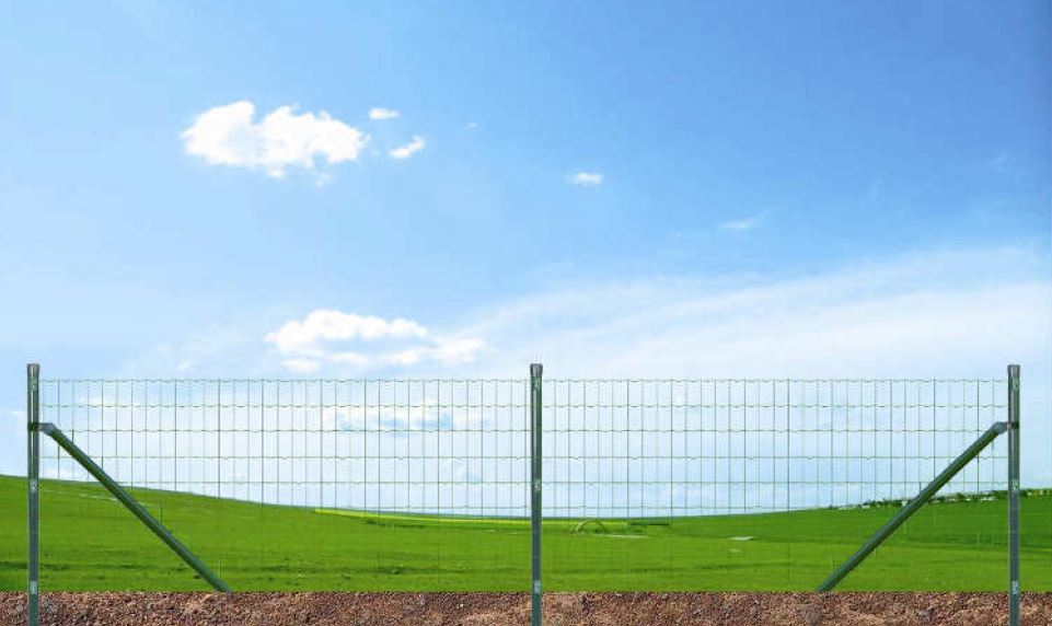 100mm x 50mm PVC Coated Eurofence Kit (H1m x 25m) | Wire Fence
