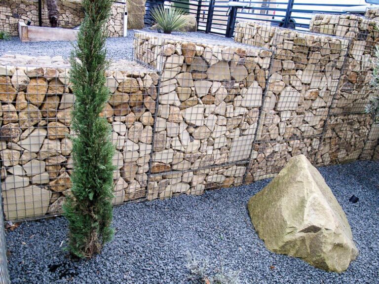 Gabion Ideas (70+ PHOTOS) | Wire Fence