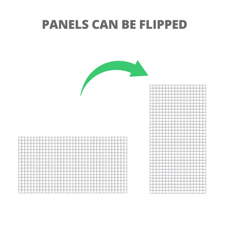 50mm x 50mm Galvanised Mesh Panel (H1.2m x L1.8m) - 12g/2.5mm | Wire Fence