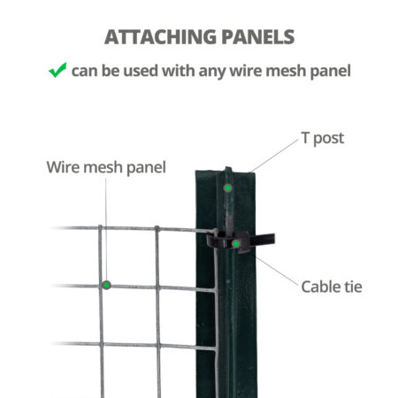 2.25m Galvanised T Post | Wire Fence