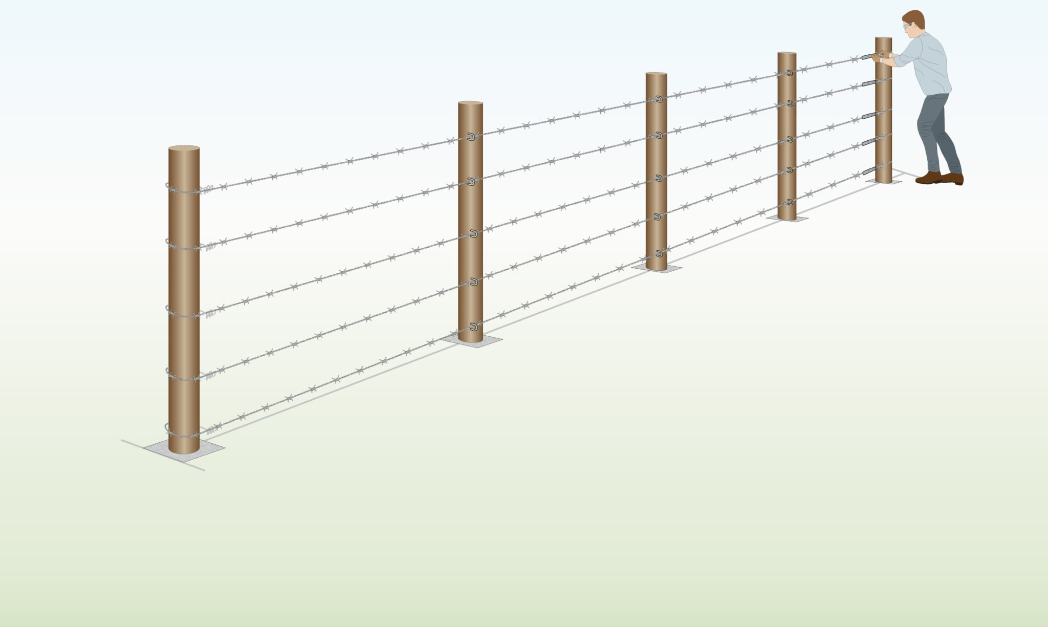 Barbed Wire UK Supplier (NEXT DAY DELIVERY) | Wire Fence