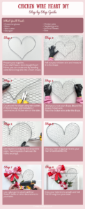Chicken Wire Heart DIY | Wire Fence
