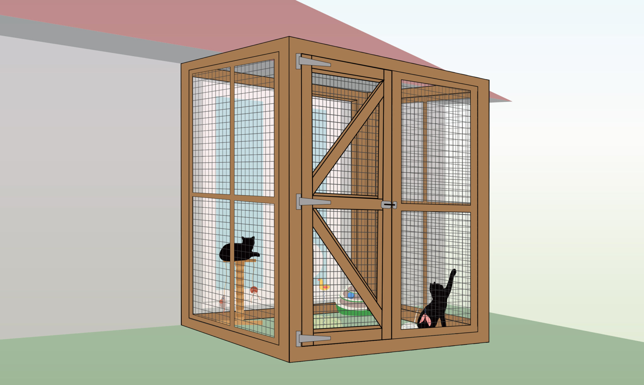 DIY Catio (DOWNLOADABLE GUIDE) | Wire Fence