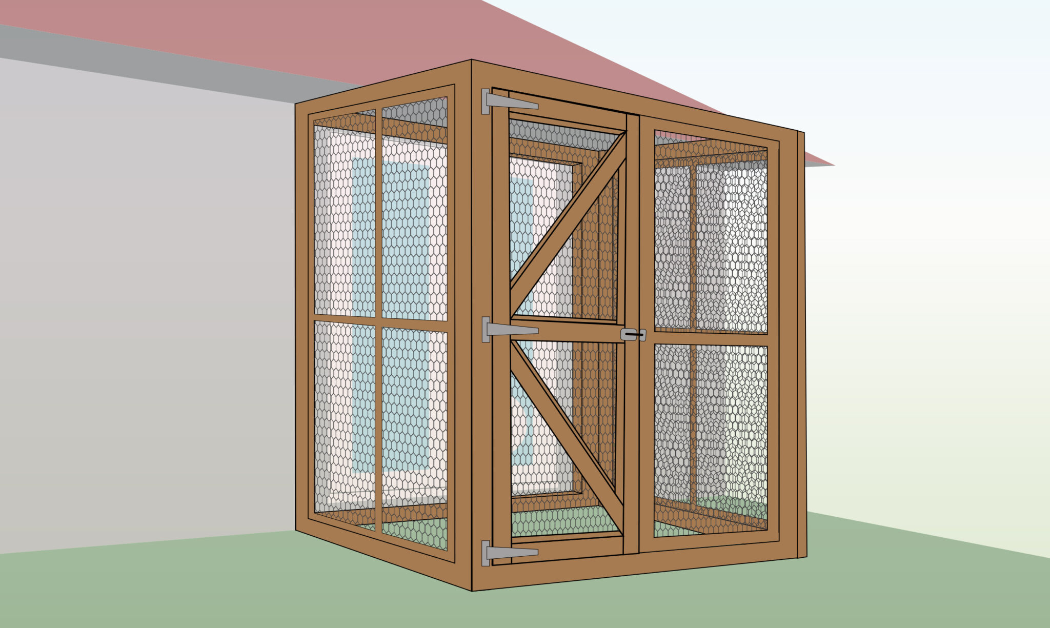 How to Build a Cat Enclosure With Chicken Wire | Wire Fence