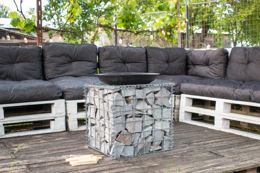 DIY Gabion Fire Pit (WITH VIDEO) | Wire Fence
