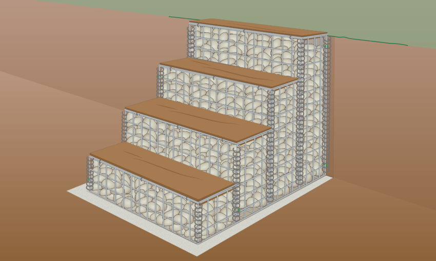 How to Make Gabion Steps (Easy Guide) | Wire Fence