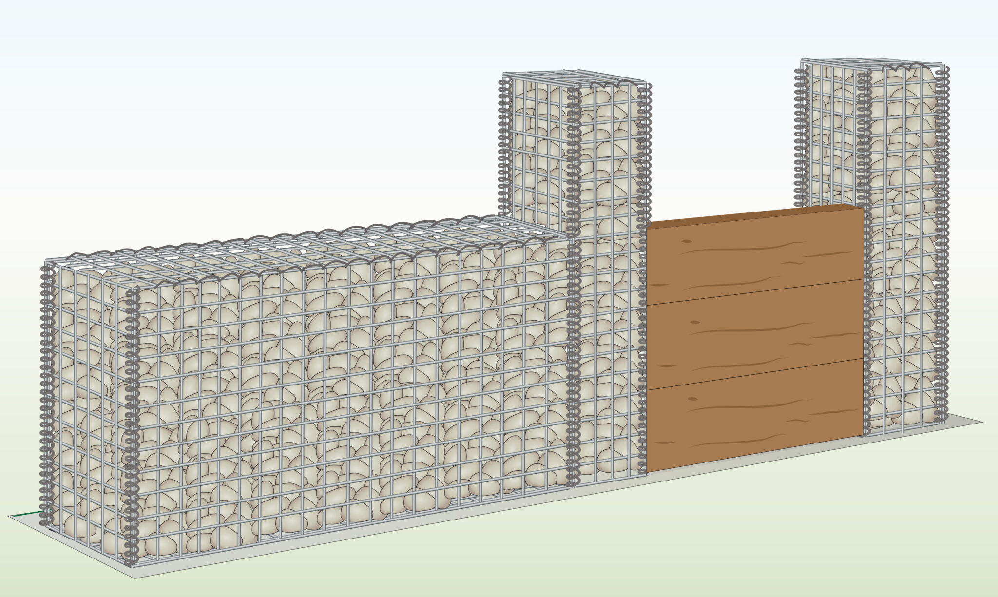 Gabion Fence Installation (STEP BY STEP) | Wire Fence