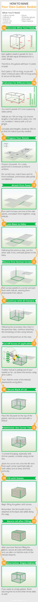 How to Make Your Own Gabion Baskets (Step by Step)