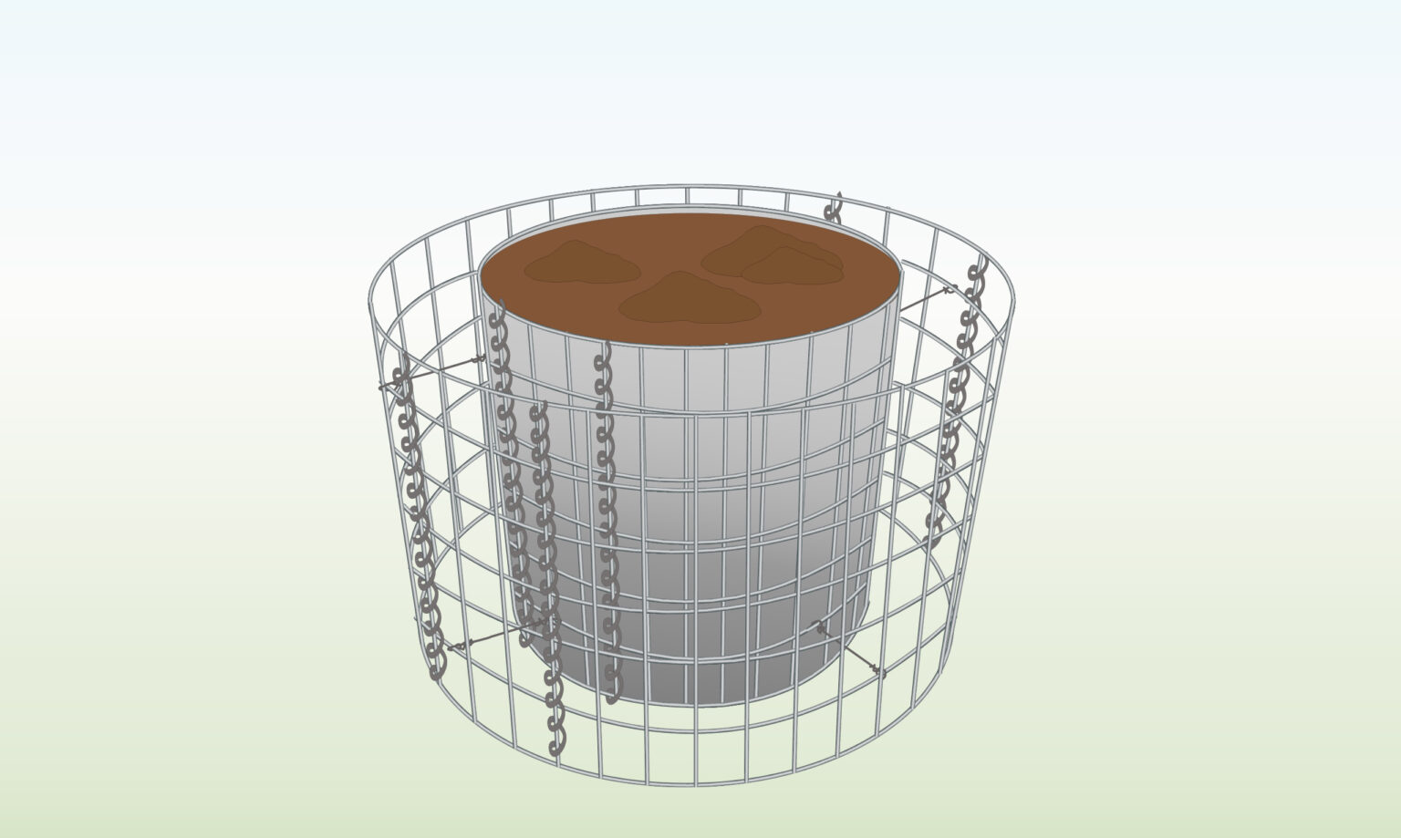 DIY Round Gabion Planter (Easy Guide) | Wire Fence