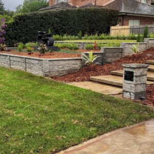 Retaining Wall Ideas (70+ IMAGES) | Wire Fence
