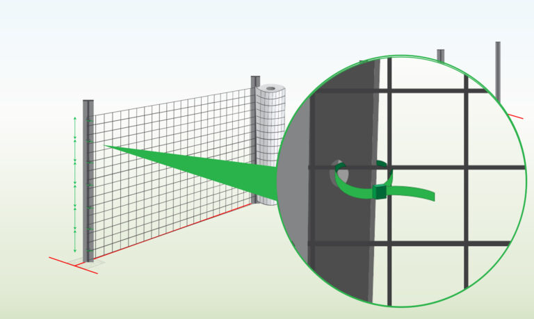 How to Install a Wire Mesh Fence (STEP BY STEP GUIDE)
