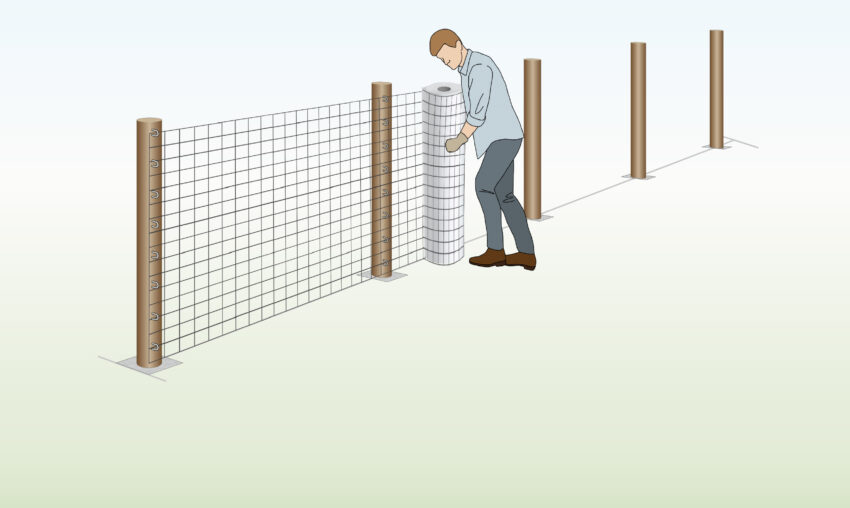 How to Install a Wire Mesh Fence (STEP BY STEP GUIDE)