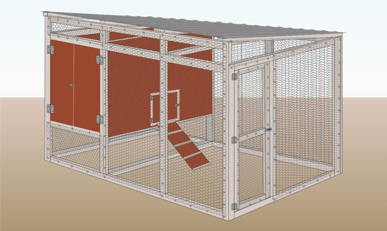 How to Build a Chicken Coop (FREE PRINTABLE) | Wire Fence