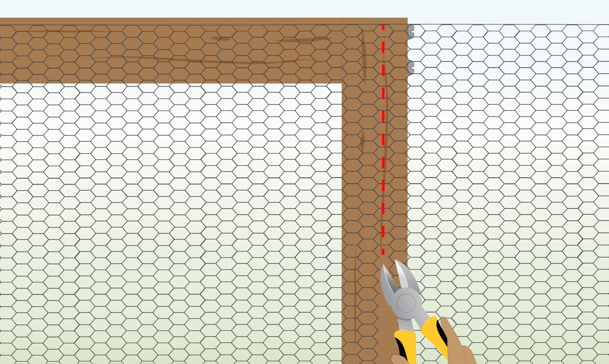 How to Build a Chicken Coop (FREE PRINTABLE) | Wire Fence