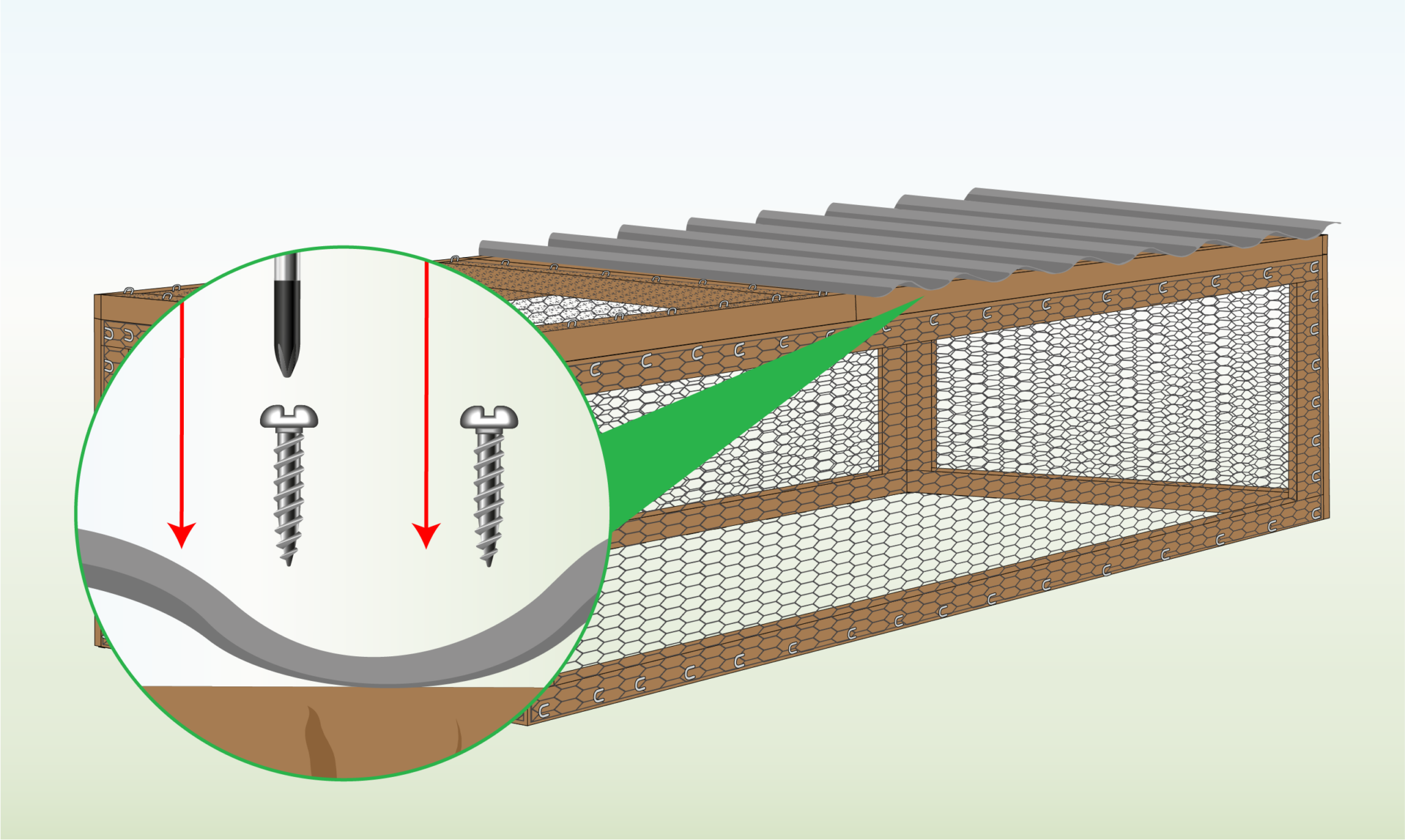 How to Make a Temporary Chicken Coop (FREE PDF)