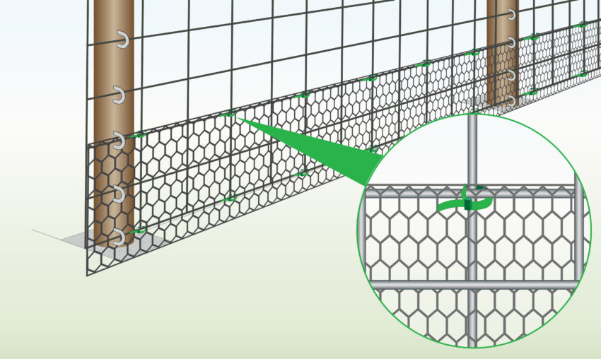How to Attach Chicken Wire to Bottom of Fence (Step by Step)