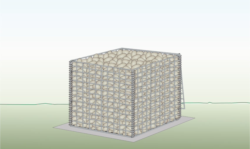 DIY Gabion Fireplace (STEP BY STEP) | Wire Fence