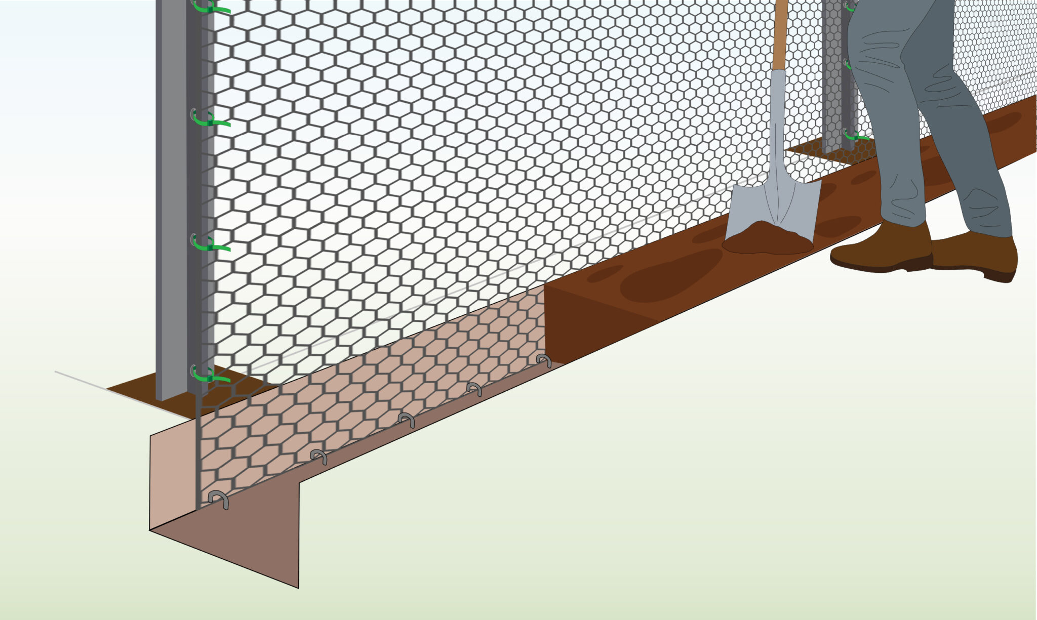 How to Build a Chicken Wire Garden Fence (Step by Step)