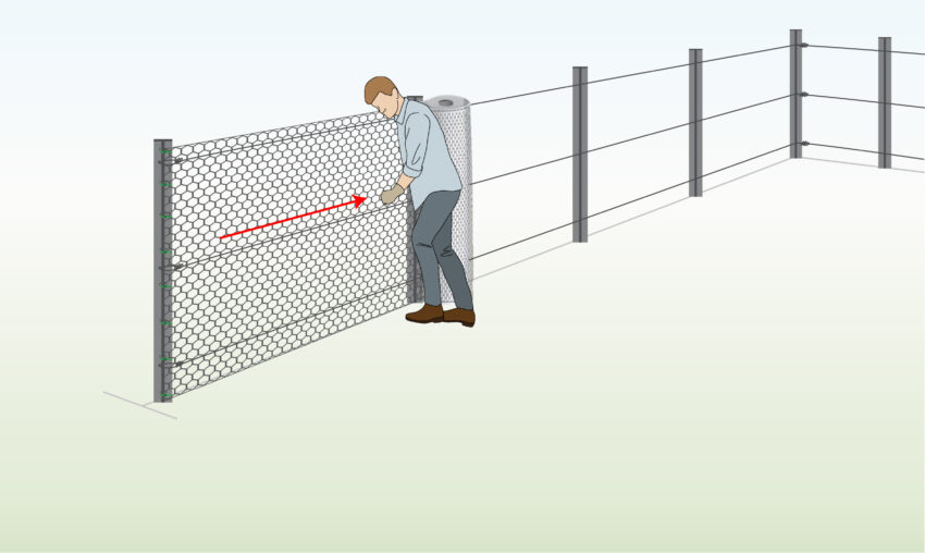 How to Build a Chicken Wire Garden Fence (Step by Step)