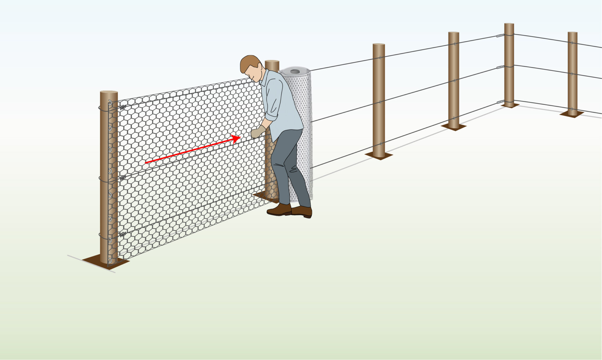 How to Build a Chicken Wire Garden Fence (Step by Step)