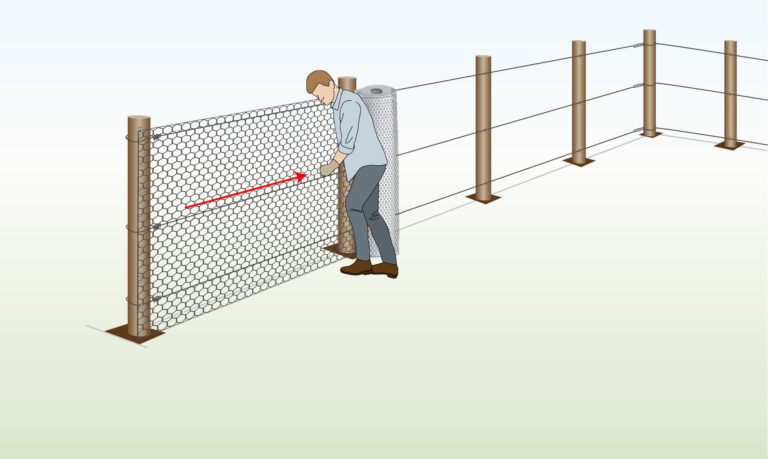 How to Build a Chicken Wire Garden Fence (Step by Step)