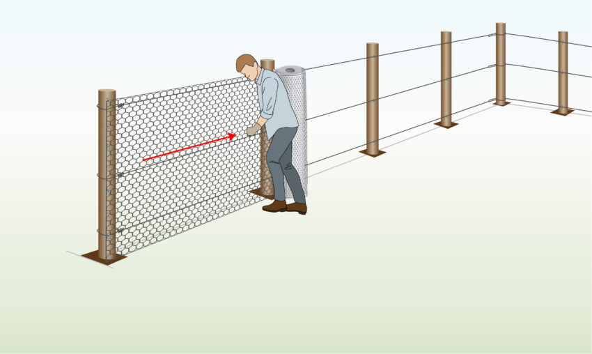How to Build a Chicken Wire Garden Fence (Step by Step)