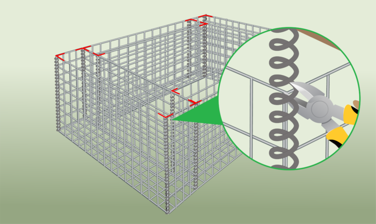 How to Build a Gabion Raised Bed (Step by Step) | Wire Fence