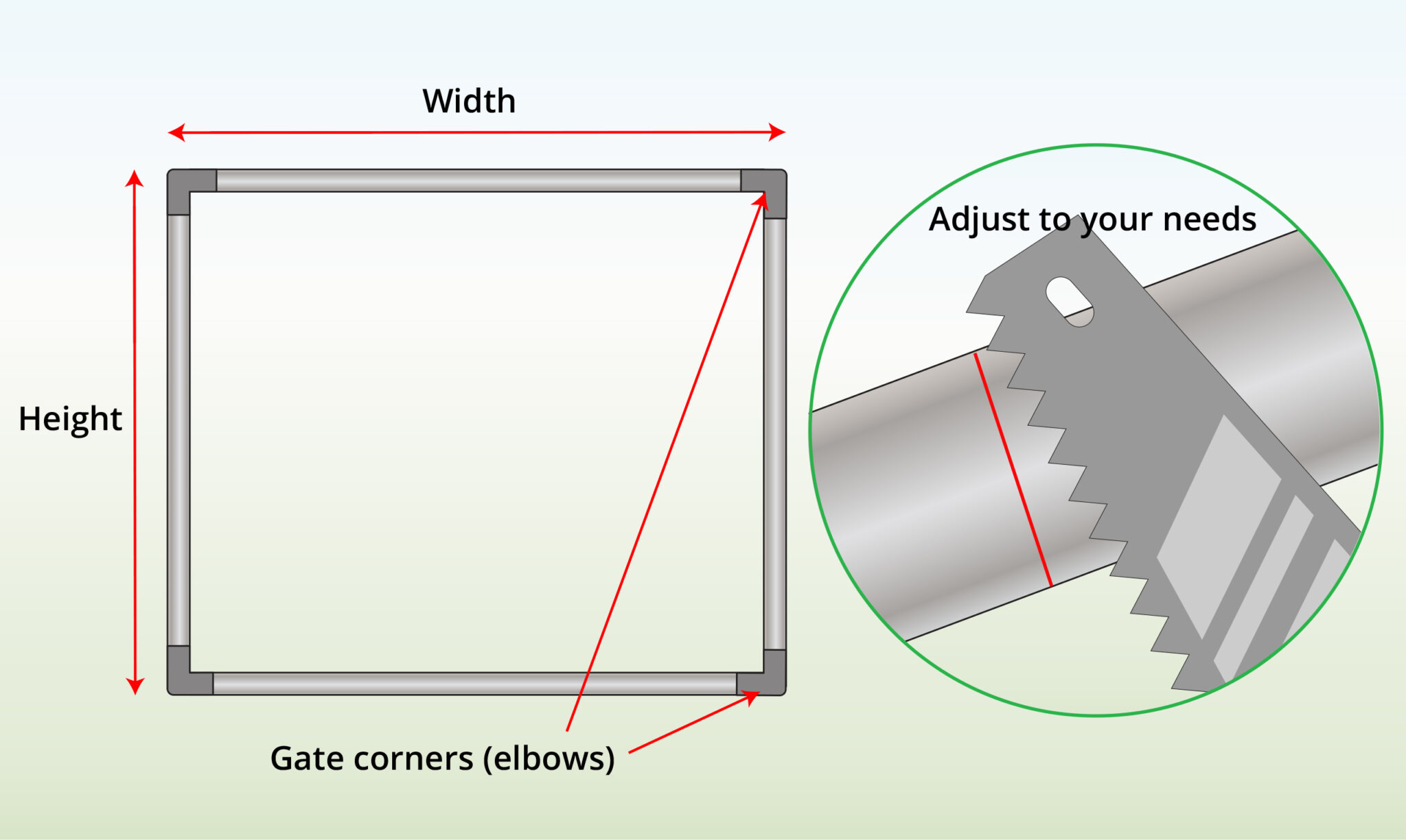 How to Make a Chain Link Gate (STEP BY STEP) | Wire Fence