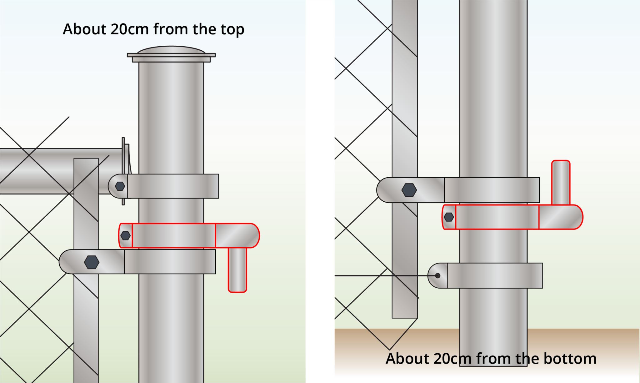 How to Make a Chain Link Gate (STEP BY STEP) | Wire Fence