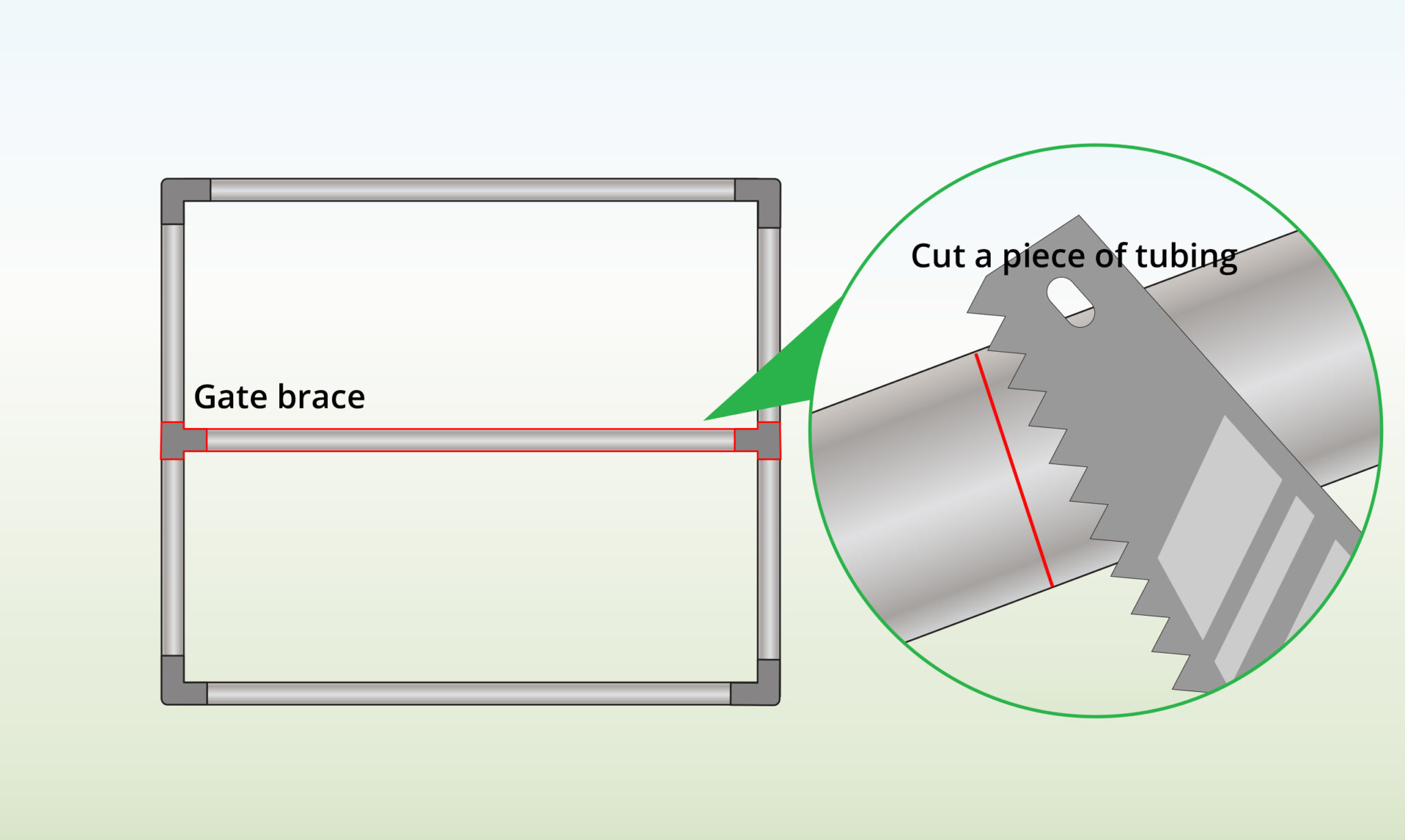 How to Make a Chain Link Gate (STEP BY STEP) | Wire Fence