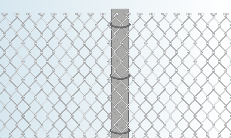 Attaching Chain Link Fence to Posts | Wire Fence