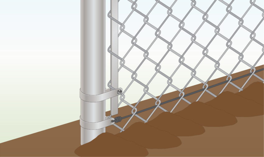 Attaching Chain Link Fence to Posts | Wire Fence