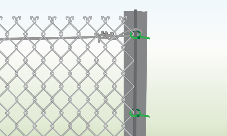 Attaching Chain Link Fence to Posts | Wire Fence